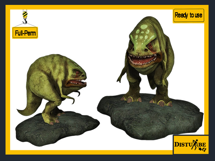 Second Life Marketplace - ::DisturbeD:: Lizard Alien - FULL PERM MESH